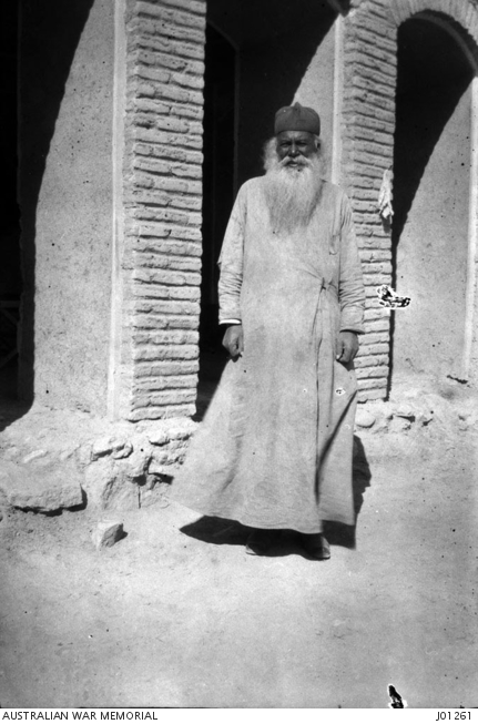Portrait of the old Bishop of the Creek Church of Urmiah. He ...