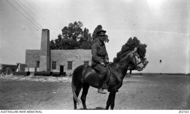 Portrait of 889 Private Samuel Rutter McMahon, 3rd Light Horse Field ...