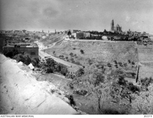 Mount Zion at Jerusalem, Palestine. | Australian War Memorial