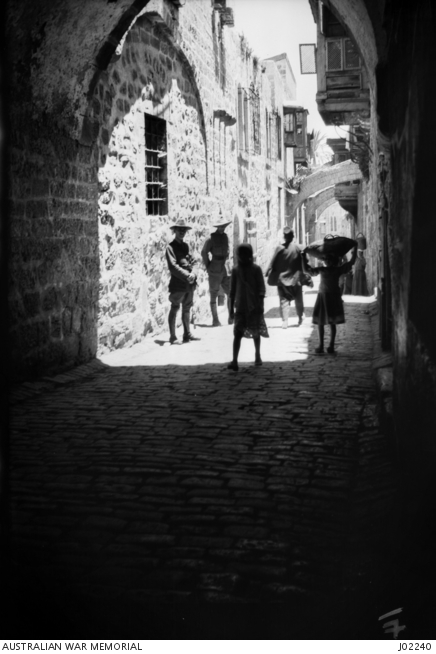 Captain (Capt) Edward John Howells and an unidentified Australian ...