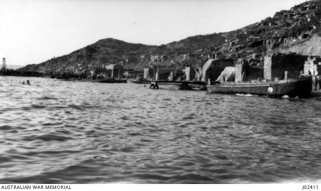 VIEW OF ANZAC COVE, LOOKING TOWARDS ARI BURNU, 1915. (DONATED BY MR. A ...