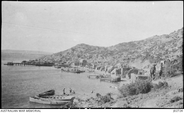 VIEW OF ANZAC BEACH, LOOKING NORTH TOWARDS ARI BURNU POINT. (PURCHASED ...