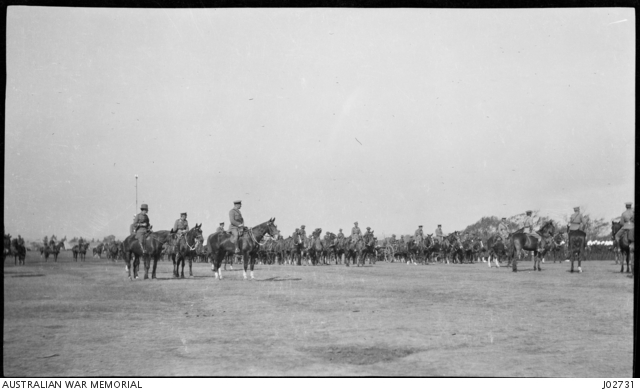 THE 8TH A.L.H. REGIMENT ON PARADE, ALTONA BAY, VICTORIA, 1914-12 ...