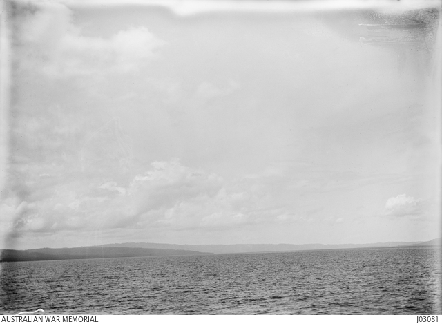 ST. GEORGE'S CHANNEL AND BLANCHE BAY. RABAUL LIES NEAR THE RIGHT CENTRE ...