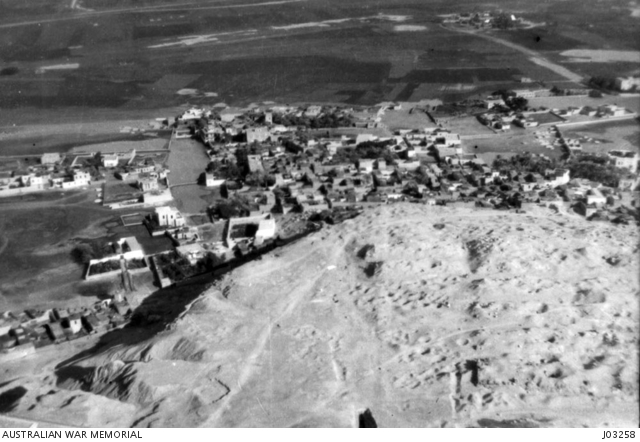 THE NATIVE VILLAGE OF MENA FROM THE TOP OF THE CHEOPS PYRAMID. (DONATED ...