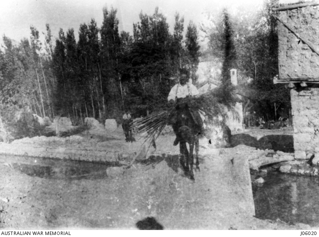 A FRENCH SOLDIER AT DUMA, OUTSIDE DAMASCUS, SYRIA. (DONATED BY COLONEL ...