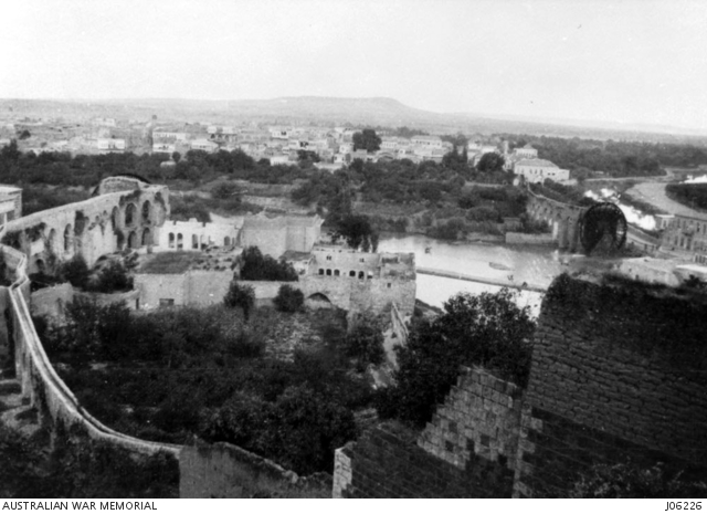 A VIEW OF HAMA, SYRIA. (DONATED BY MR. S. DOIG.) | Australian War Memorial