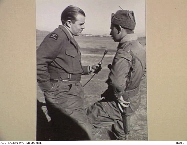 KIMPO, SOUTH KOREA. 1951-12. NO 77 SQUADRON RAAF PILOT, FLYING OFFICER ...