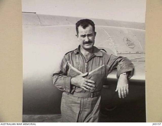 KIMPO, SOUTH KOREA. 1951. FLIGHT LIEUTENANT C.D. MURPHY OF NO. 77 ...