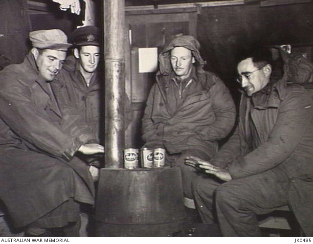 KIMPO, SOUTH KOREA. 1952. DURING A LULL IN FLYING OPERATIONS THE GI'S ...