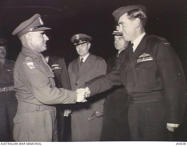 IWAKUNI, JAPAN. 1953-02-05. LIEUTENANT-GENERAL WELLS COMMANDER-IN-CHIEF ...