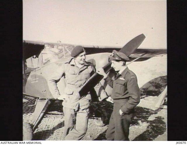 SOUTH KOREA. 1953. PILOT OFFICER KEN "BLACK" MURRAY OF NO.77 SQUADRON ...