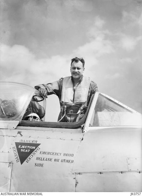 KIMPO, SOUTH KOREA. 1953. FLIGHT LIEUTENANT HENRY SAINSBURY REES, OF NO ...