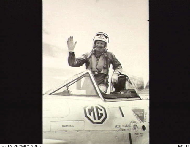 PILOT OFFICER C.D.F. SMITHIES, PILOT OF NO. 77 SQUADRON RAAF AT THE ...