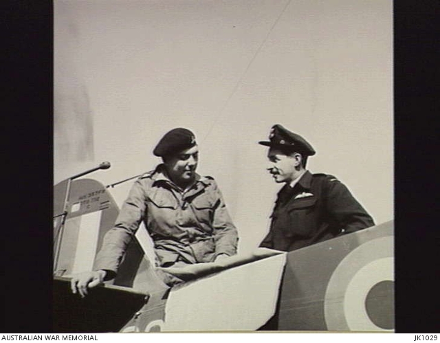 KIMPO, SOUTH KOREA. 1952. NO. 77 SQUADRON RAAF METEOR PILOT, PILOT ...