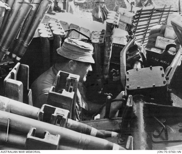 Khe Gio Bridge, South Vietnam. October 1970. Warrant Officer Class 2 ...