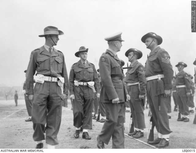 Farewell parade for Lieutenant General (Lt Gen) H C H Robertson ...