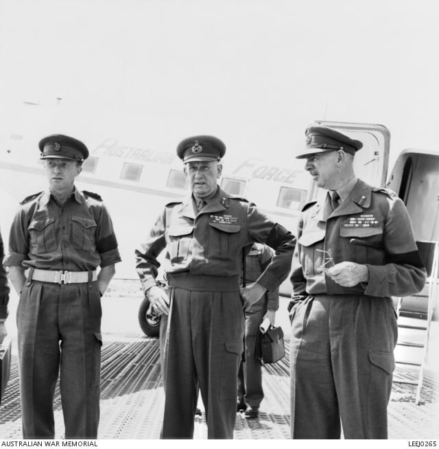 Lieutenant General (Lt Gen) Sydney F Rowell, the Chief of General Staff ...