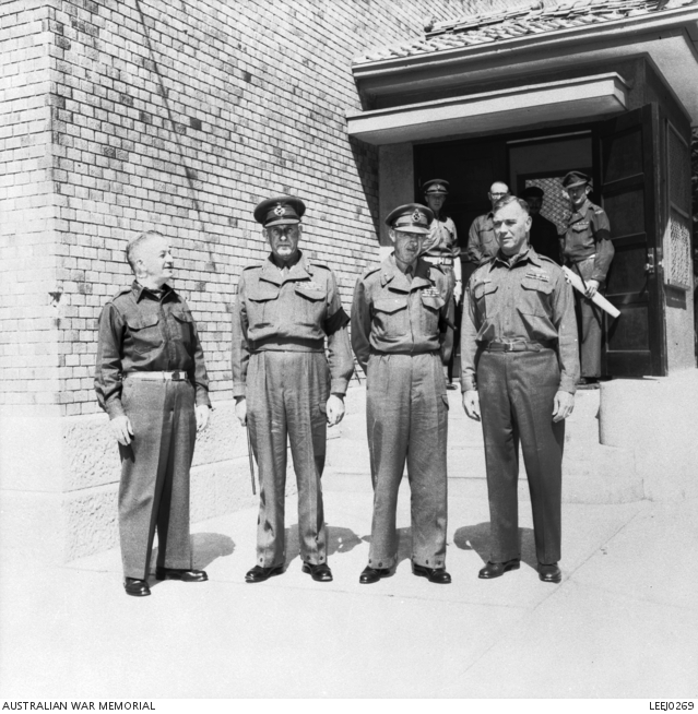 Lieutenant General (Lt Gen) Sydney F Rowell, the Chief of General Staff ...