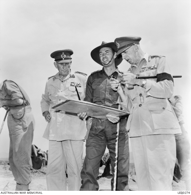 Lieutenant General (Lt Gen) Sydney F Rowell, the Chief of General Staff ...