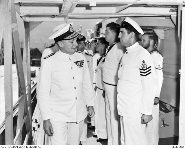Vice Admiral Sir John Collins, First Member of the Australian Naval ...