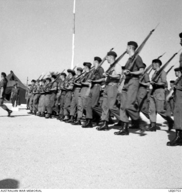 Members of a battalion of The Royal Australian Regiment are ...