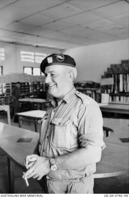 Warrant Officer Class 2 Terry Malone of Canley Vale, NSW, a member of the Australian Army ...