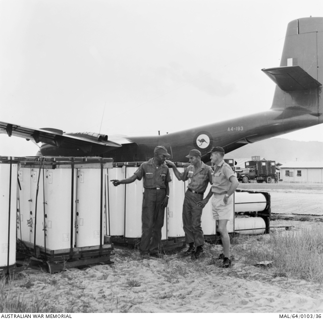 33700 Corporal (Cpl) Barry Thomas Ingate, loadmaster of Derby, WA walks ...