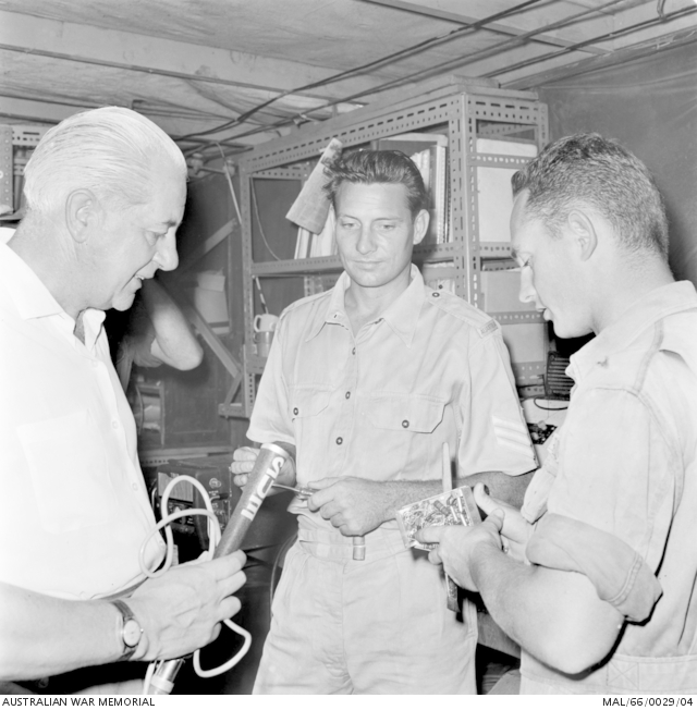 During his visit to the RAAF Transport Flight in South Vietnam the ...