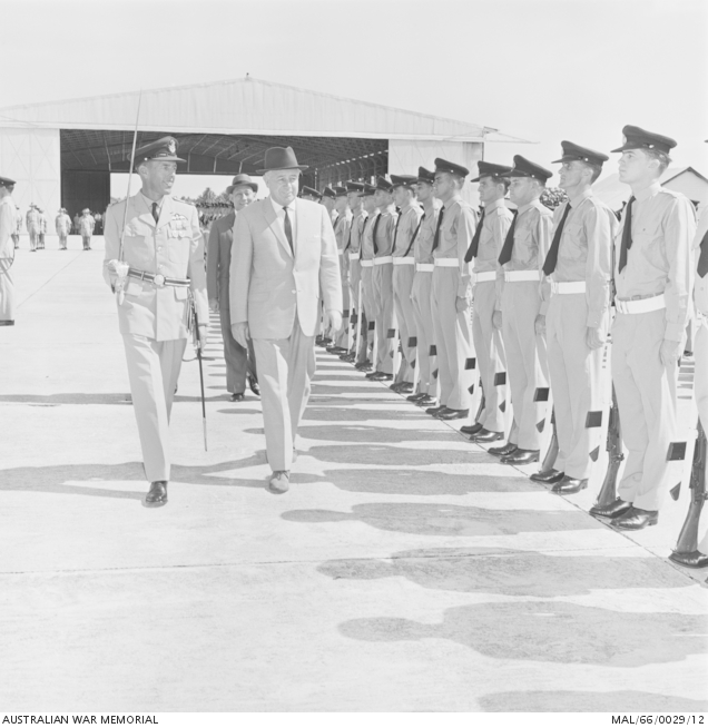 BUTTERWORTH, MALAYA, 1966-05-01. HAROLD HOLT, THE AUSTRALIAN PRIME ...