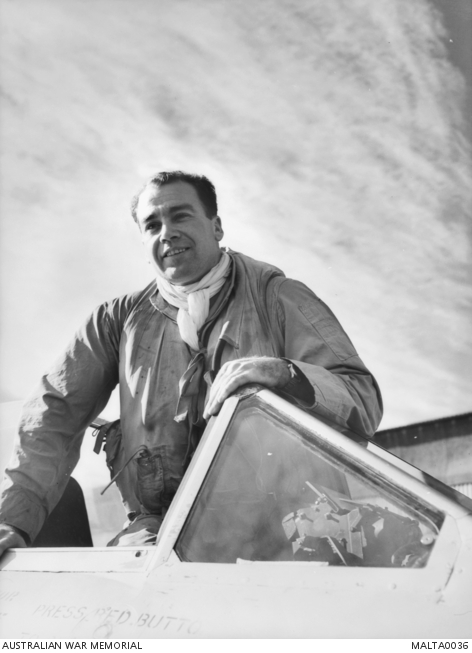 Flight Lieutenant (Flt Lt) Peter Cooney of Maitland, NSW, climbs into ...