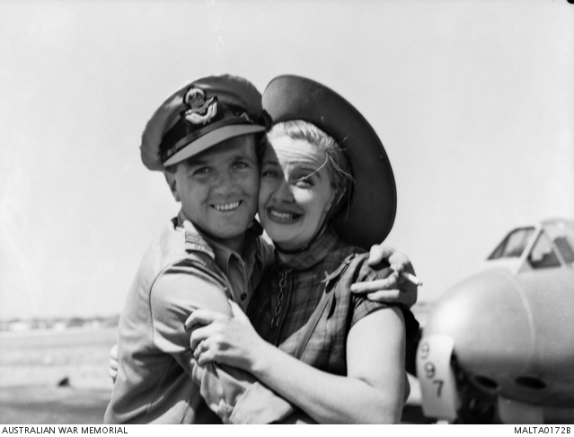 Flight Lieutenant Jack Cannon of 78 Fighter Wing RAAF is reunited at ...