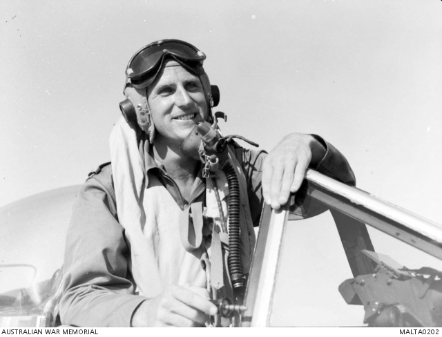 Portrait of Pilot Officer (PO) Reg Jones of North Sydney, NSW in the ...