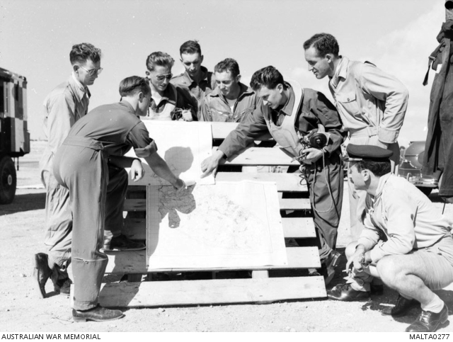 Pilots discuss points of interception during the NATO exercise ...