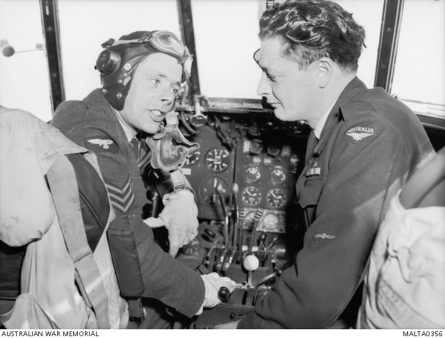 RAF Transport Command pilot Sergeant (Sgt) Ron Cook explains the ...