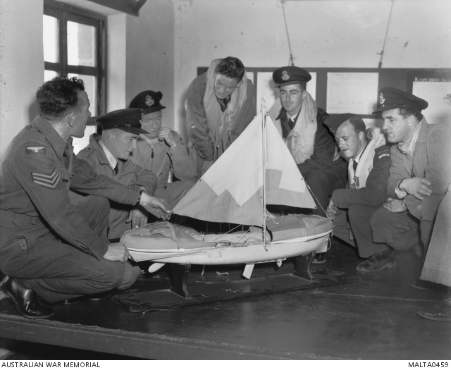 An RAF Safety Equipment Sergeant (far left) at the RAF Station in ...
