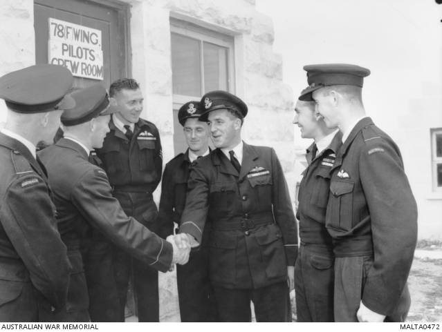 Pilots of 78 Fighter Wing RAAF saying goodbye to Flying Officer (FO ...