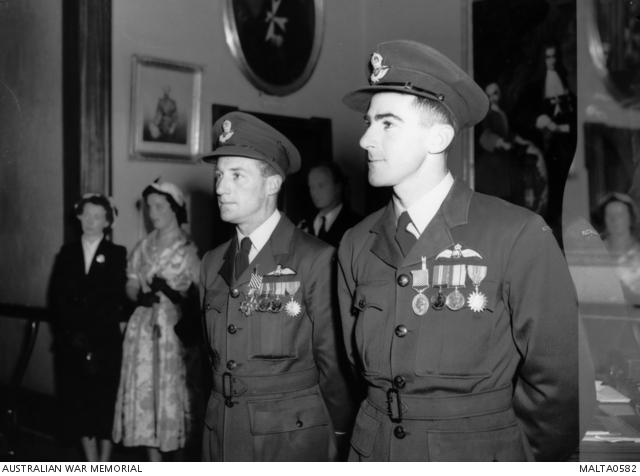 Two RAAF pilots who were decorated for their service in Korea at a ...