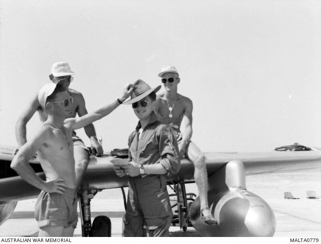 Sergeant Mormont, one of four French pilots from the French Air Force ...