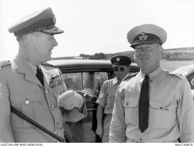 Air Chief Marshal Sir Arthur Sanders, retiring Commander in Chief of ...