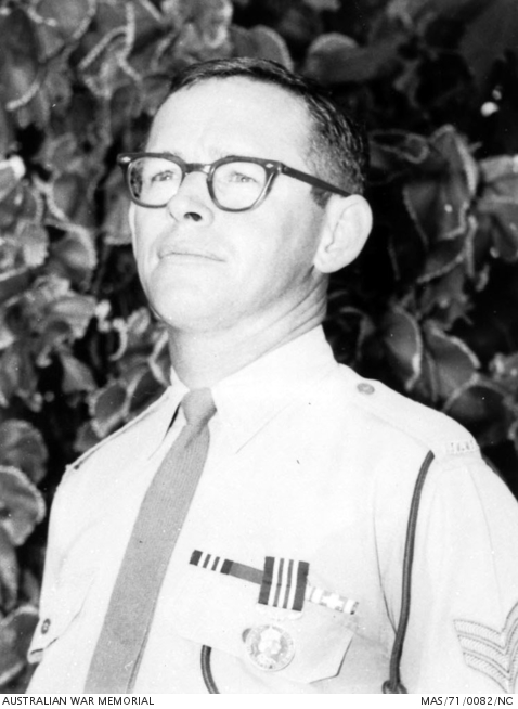April 1971. Portrait of Sergeant Desmond Stanley Cochrane, who was ...