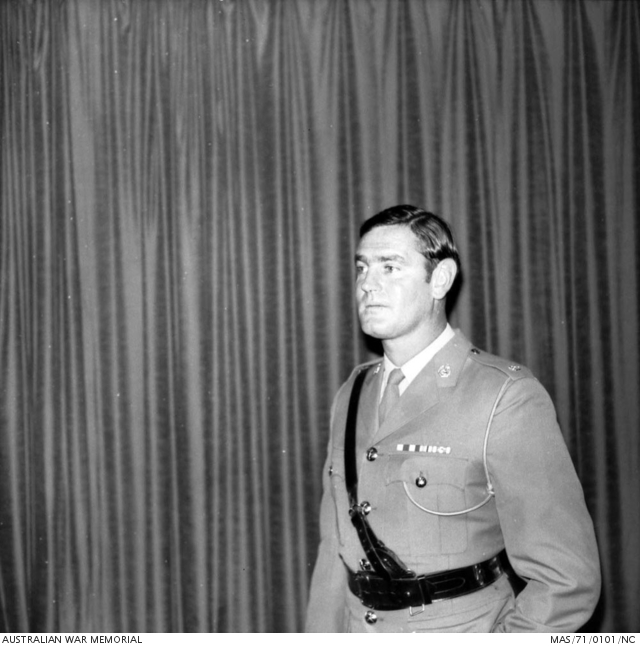 Australia. 21 May 1971. Portrait of Major Michael John Harris MC ...
