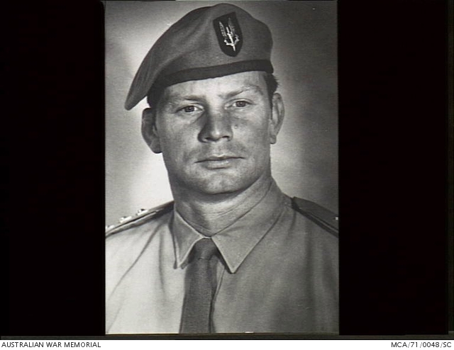 1971. Portrait of Captain (Capt) M. G. J. Deak MC (AKA Baron Von Berg ...