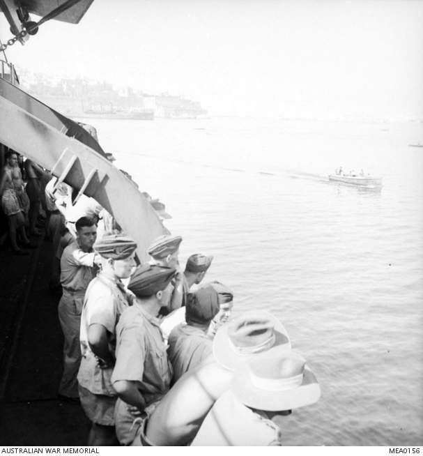 Members of No. 450 (Kittyhawk) Squadron RAAF just moved from North ...