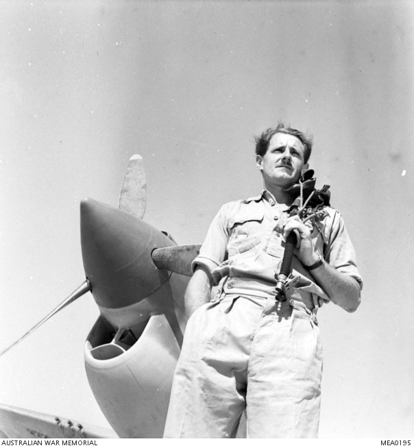Malta. July 1943. Informal portrait of 61180 Flight Sergeant Arthur H ...
