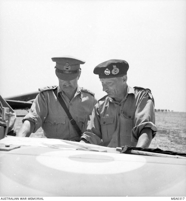 Sicily, Italy. c. September 1943. General Bernard Montgomery (right ...