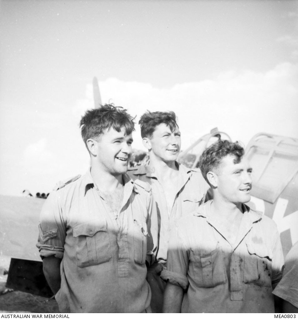 Italy. 1943. Flight mechanics of the Desert Harassers No. 450 ...