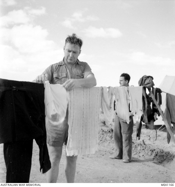 El Daba, Egypt. 25 December 1943. Sergeant Alan Little, Electrician ...