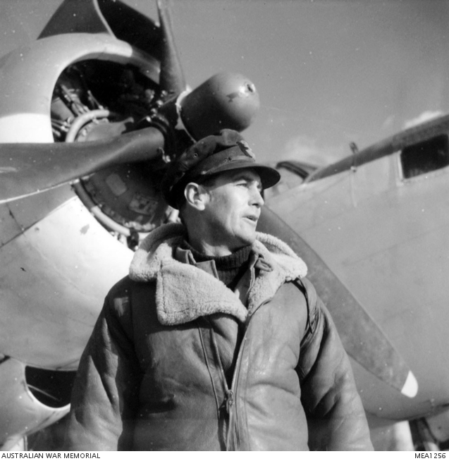 Western Desert. c. 1943. A portrait of Squadron Leader D. C. Beaton DFC ...