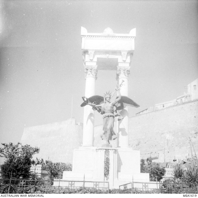 Calvi, Corsica, France. May 1944. The War Memorial at Calvi, where ...